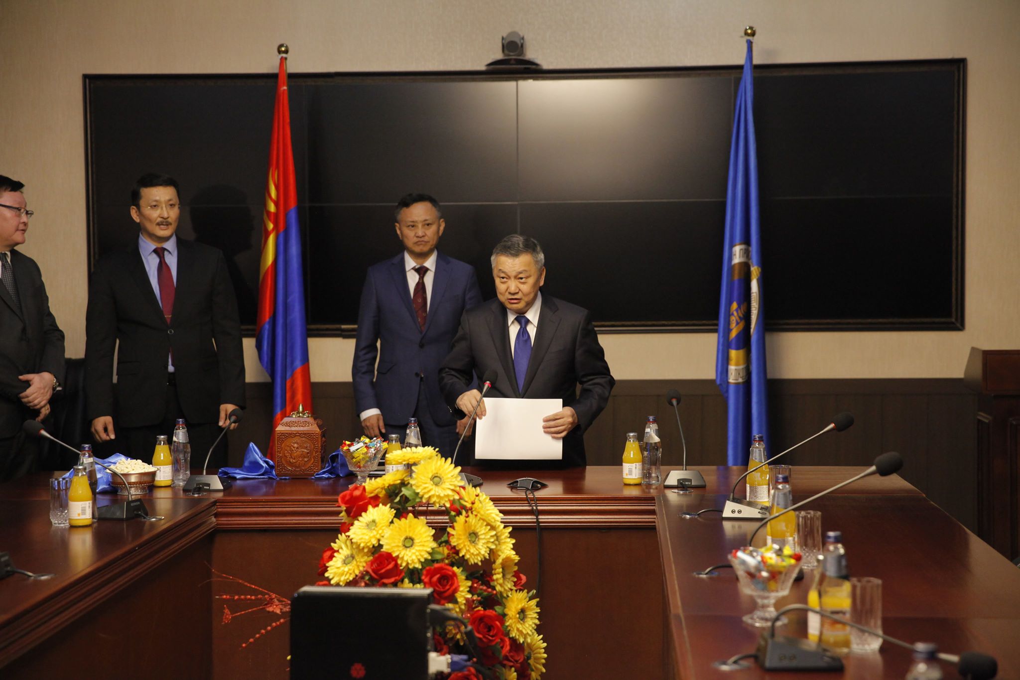 NEWLY APPOINTED PROSECUTOR GENERAL ASSUMES DUTY - President of Mongolia