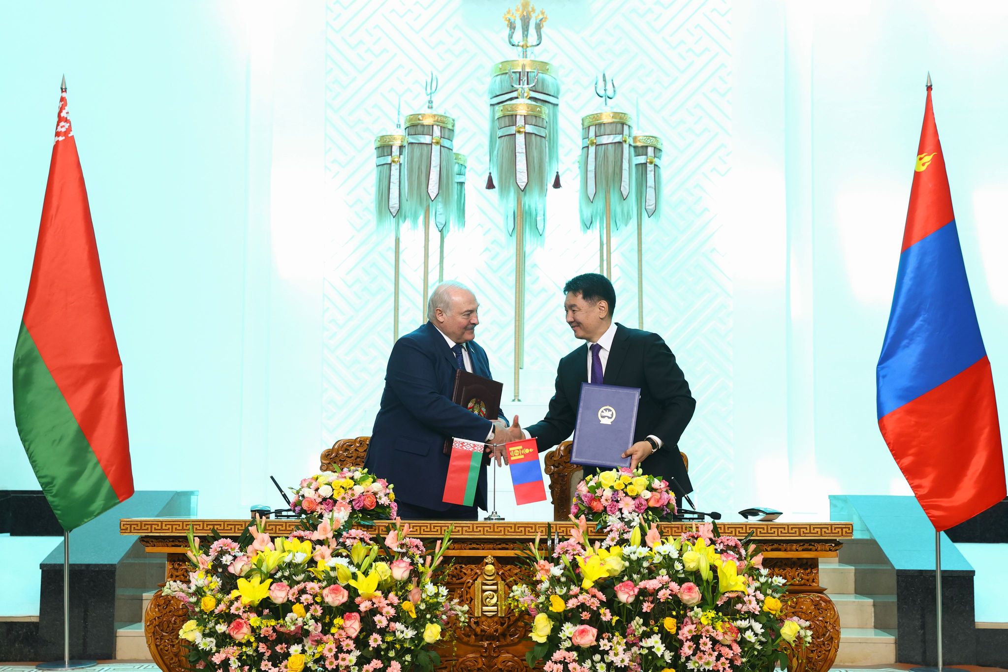 COOPERATION DOCUMENTS SIGNED BETWEEN MONGOLIA AND BELARUS - President of Mongolia