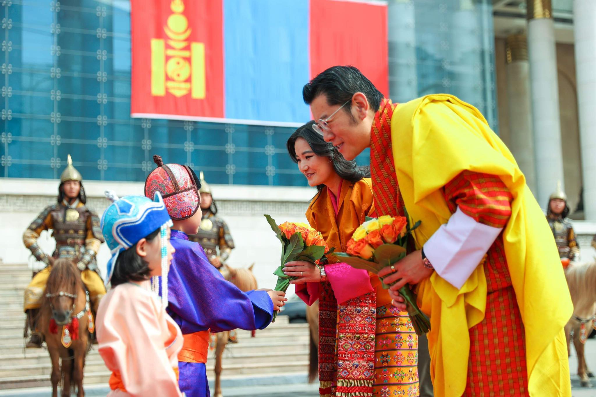 OFFICIAL WELCOMING CEREMONY HELD FOR THE KING AND QUEEN OF BHUTAN ...