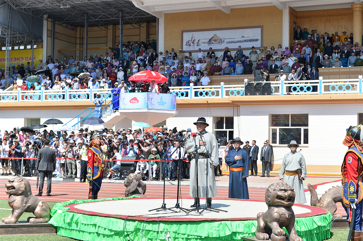 МОНГОЛ УЛСЫН ЕРӨНХИЙЛӨГЧ ХАЛТМААГИЙН БАТТУЛГЫН ҮНДЭСНИЙ ИХ БАЯР НААДМЫГ НЭЭЖ ХЭЛСЭН ҮГ Монгол