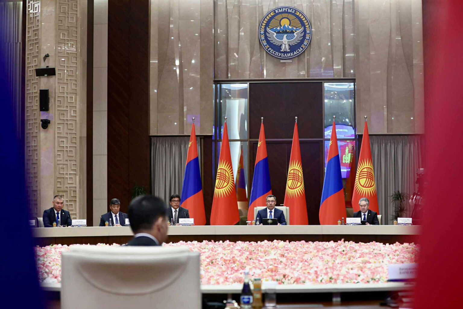 Монгол Улсын Ерөнхийлөгч У Хүрэлсүх Бүгд Найрамдах Киргиз Улсын